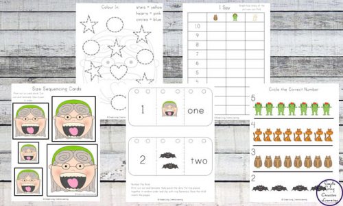 There was an Old Lady who Swallowed a Bat Printables - Simple Living ...