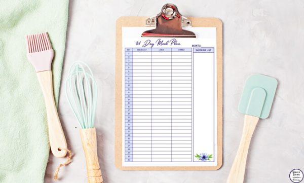 Menu Planning Binder - Simple Living. Creative Learning