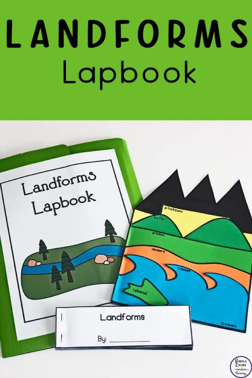 Landforms Lapbook - Simple Living. Creative Learning