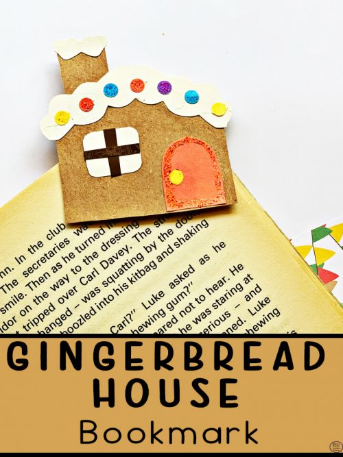 Gingerbread House Bookmark - Simple Living. Creative Learning