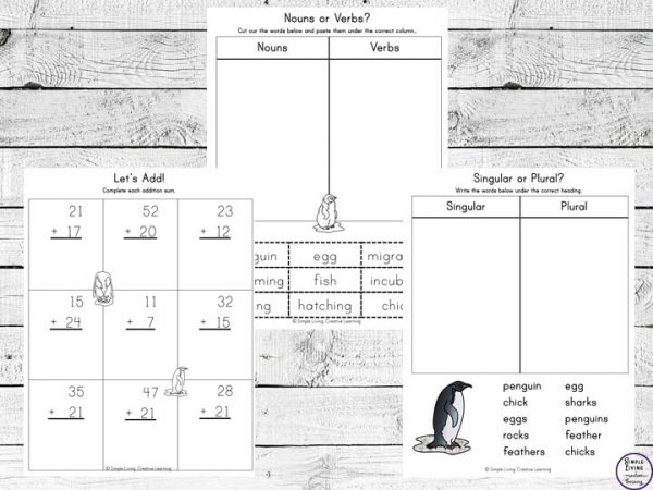 Penguin Life Cycle Printable Pack - Simple Living. Creative Learning