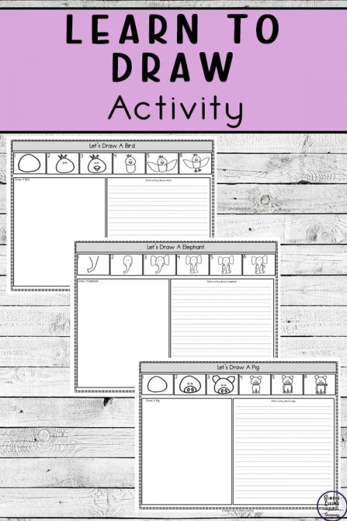 Learn to Draw Activity - Simple Living. Creative Learning