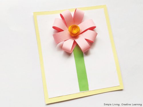 Mother's Day Card Craft - Simple Living. Creative Learning