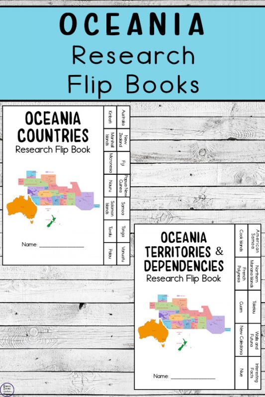 Oceania Research Flip Books - Simple Living. Creative Learning