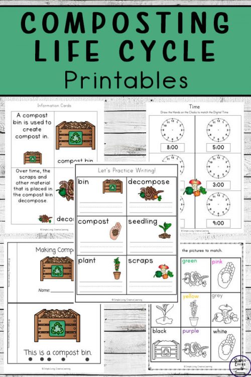 Composting Life Cycle Printable Pack - Simple Living. Creative Learning