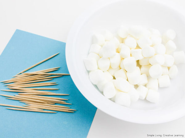 Easy Marshmallow Stem Building Activity - Simple Living. Creative Learning