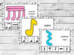 Music Notes and Instruments Playdough Mats - Simple Living. Creative ...