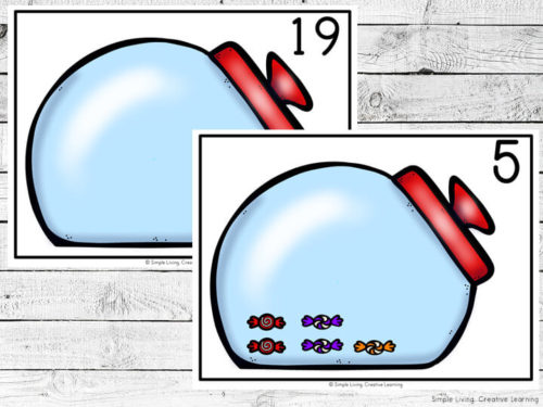 Candy Jar Counting Mats - Simple Living. Creative Learning