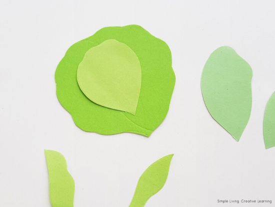 Vegetable Paper Craft Activity - Simple Living. Creative Learning