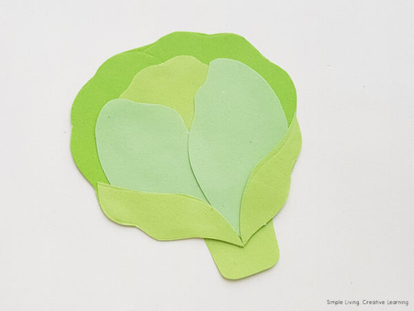 Vegetable Paper Craft Activity - Simple Living. Creative Learning