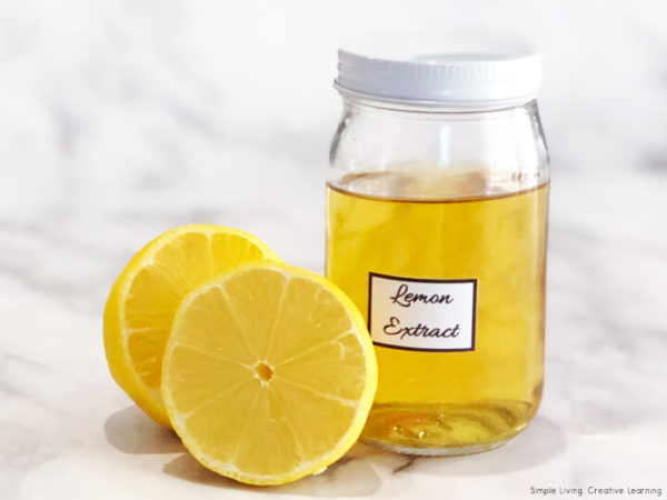 How to make Homemade Lemon Extract - Simple Living. Creative Learning