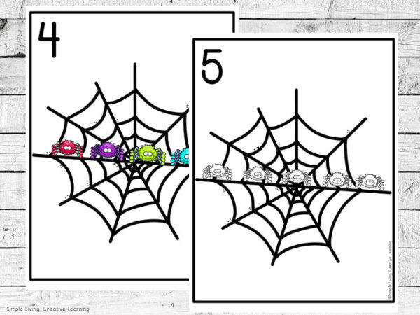 Spider Counting Mats - Simple Living. Creative Learning