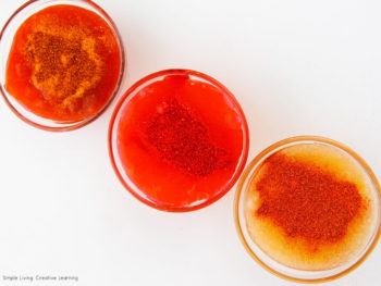 Autumn Glitter Slime - Simple Living. Creative Learning