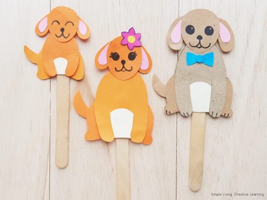 Puppy Story Puppets - Simple Living. Creative Learning