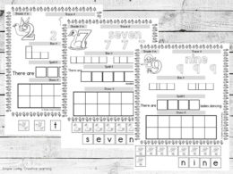 12 Days of Christmas Counting Pack - Simple Living. Creative Learning