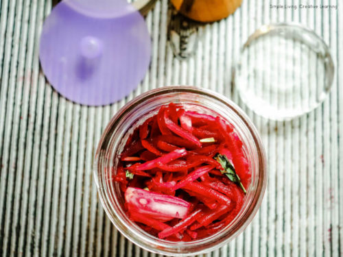 How to Make Fermented Beets - Simple Living. Creative Learning
