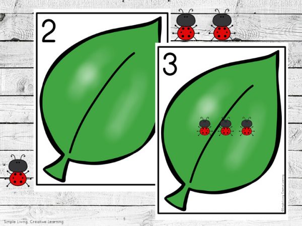 Ladybug Counting Mats - Simple Living. Creative Learning