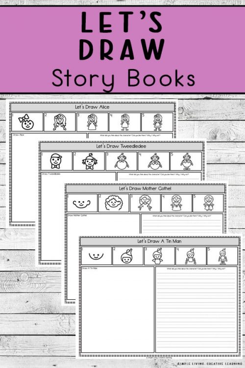 Learn to Draw ~ Story Books - Simple Living. Creative Learning