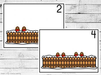 Robin Counting Mats - Simple Living. Creative Learning
