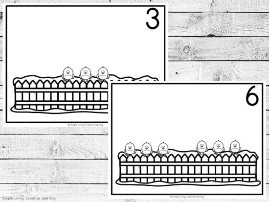 Robin Counting Mats - Simple Living. Creative Learning