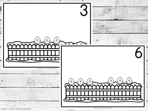 Robin Counting Mats - Simple Living. Creative Learning