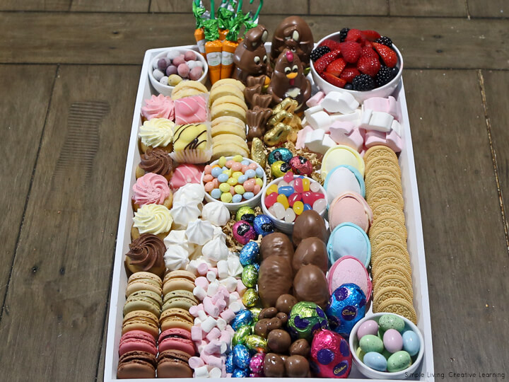 Easter Dessert Board Simple Living Creative Learning