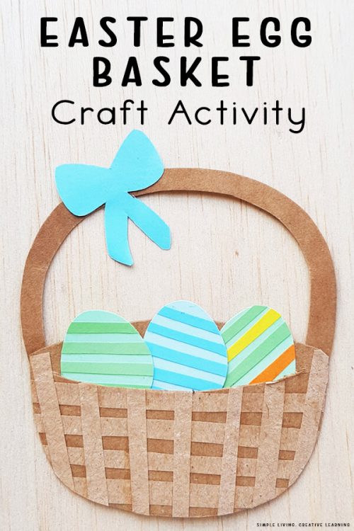 Easter Egg Basket Craft Activity - Simple Living. Creative Learning