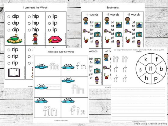 Short I CVC Printables - Simple Living. Creative Learning