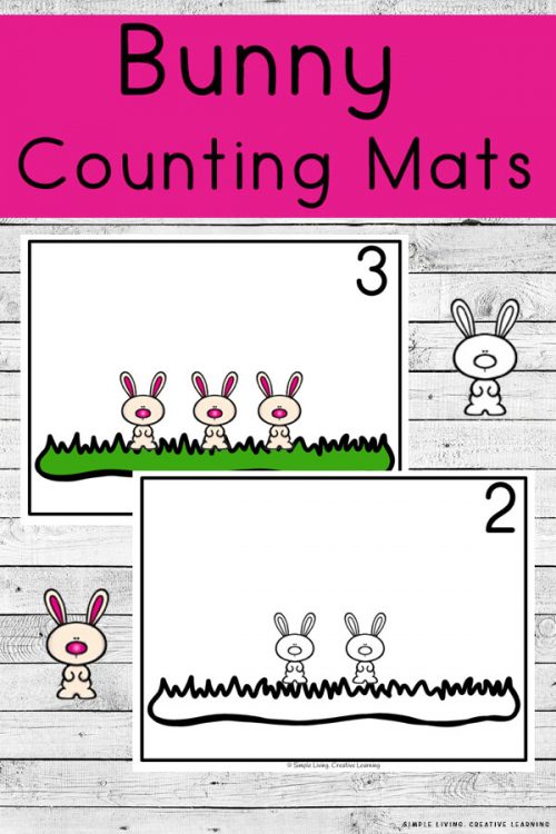 Bunny Counting Mats - Simple Living. Creative Learning