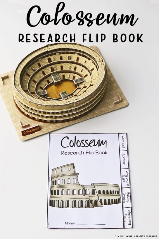 Colosseum Research Flip Book - Simple Living. Creative Learning