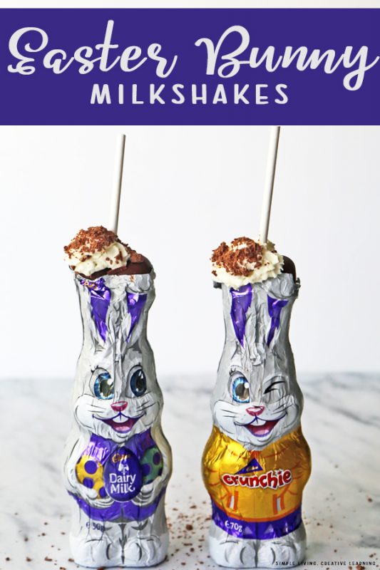 Easter Bunny Milkshakes - Simple Living. Creative Learning