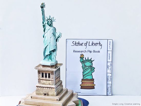 Statue of Liberty Research Flip Book - Simple Living. Creative Learning