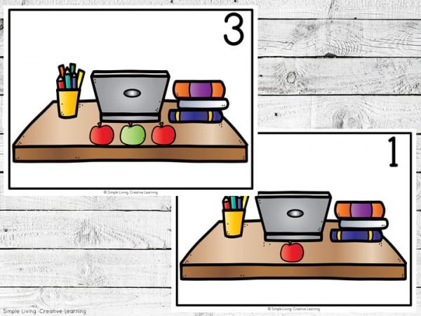 Teacher's Apples Counting Mats - Simple Living. Creative Learning