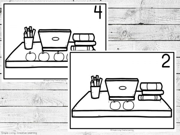 Teacher's Apples Counting Mats - Simple Living. Creative Learning