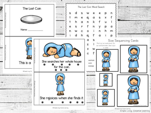 The Lost Coin Printables - Simple Living. Creative Learning