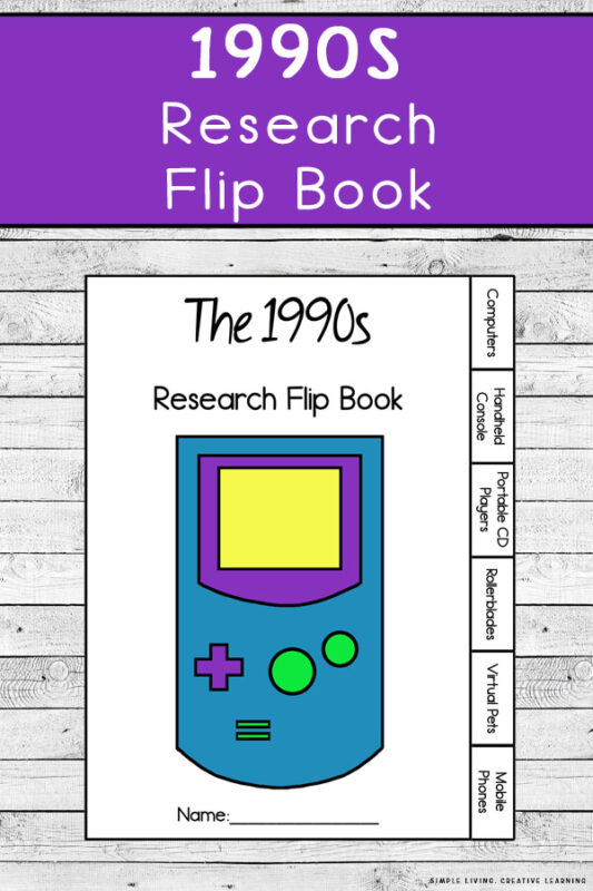 1990s Research Flip Book - Simple Living. Creative Learning