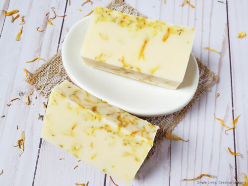 Homemade Calendula Soap - Simple Living. Creative Learning