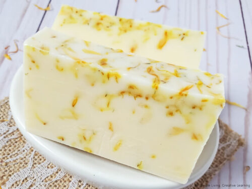 Homemade Calendula Soap - Simple Living. Creative Learning