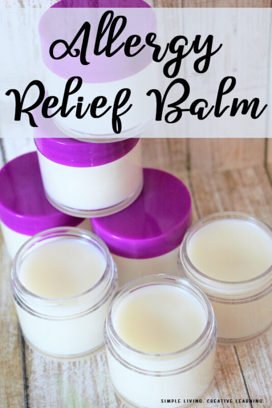 Allergy Relief Balm - Simple Living. Creative Learning