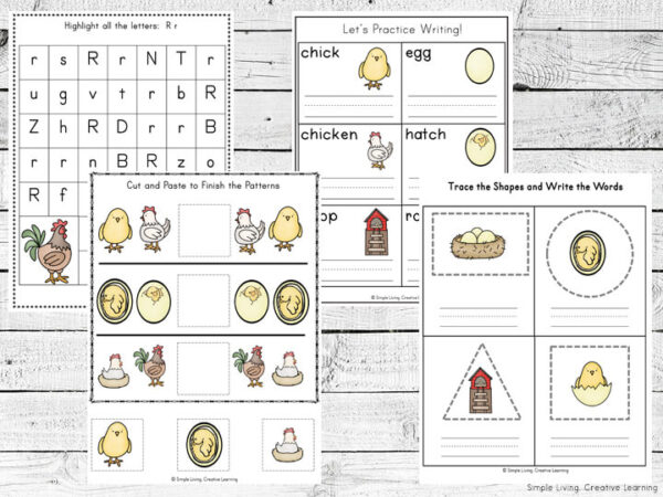 Chicken Life Cycle Printables - Simple Living. Creative Learning