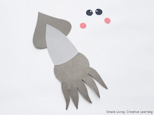 Squid Paper Craft Activity - Simple Living. Creative Learning