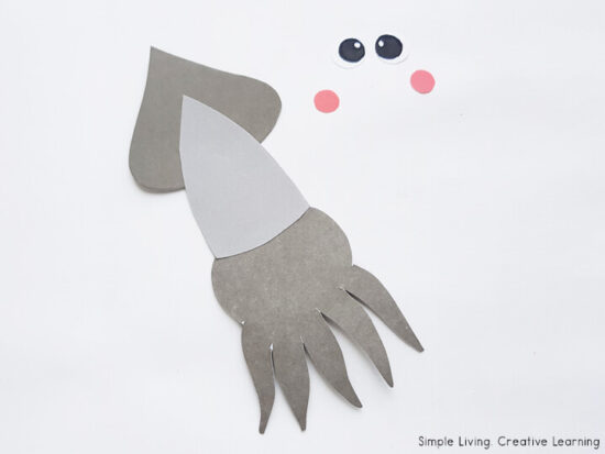 Squid Paper Craft Activity - Simple Living. Creative Learning