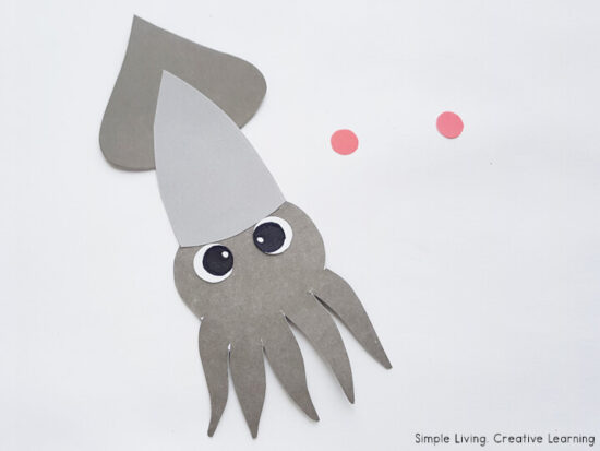 Squid Paper Craft Activity - Simple Living. Creative Learning
