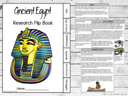 Ancient Egypt Flip Book - Simple Living. Creative Learning