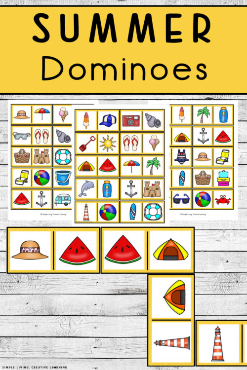 Summer Dominoes - Simple Living. Creative Learning