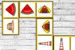 Summer Dominoes - Simple Living. Creative Learning