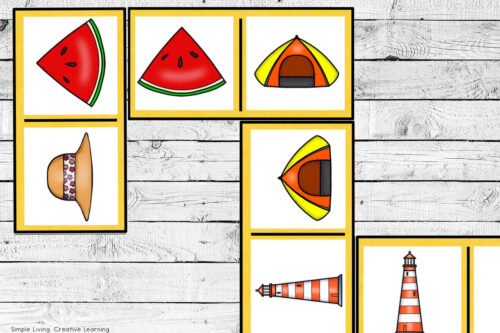 Summer Dominoes - Simple Living. Creative Learning