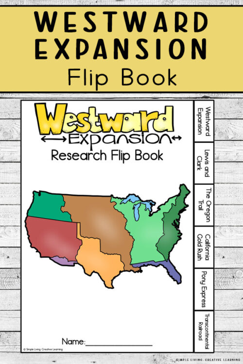 Westward Expansion Flip Book - Simple Living. Creative Learning