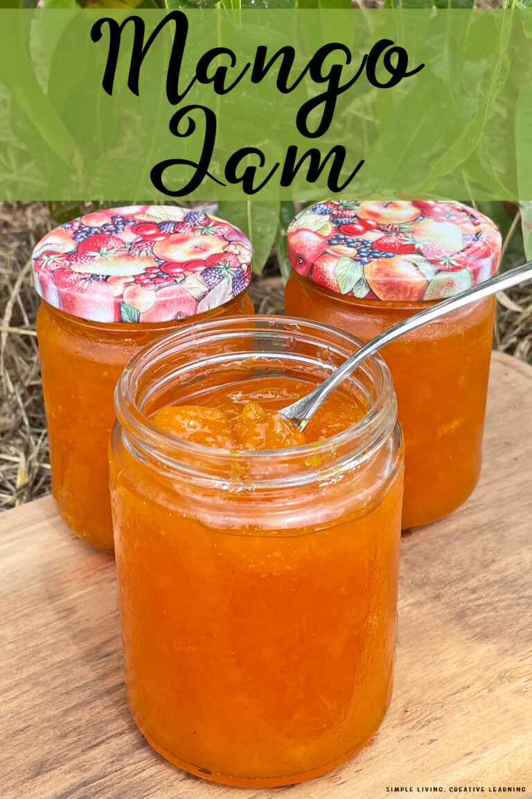 Homemade Mango Jam - Simple Living. Creative Learning