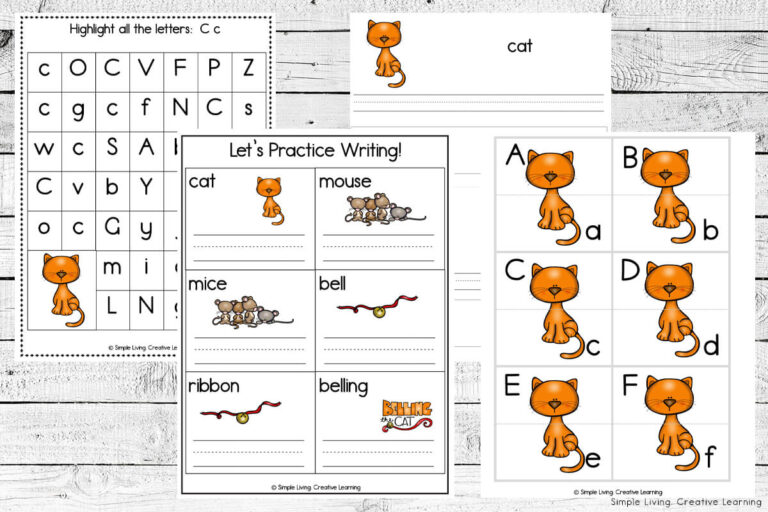 Aesop's Fables Printables: Belling the Cat Printables - Simple Living ...